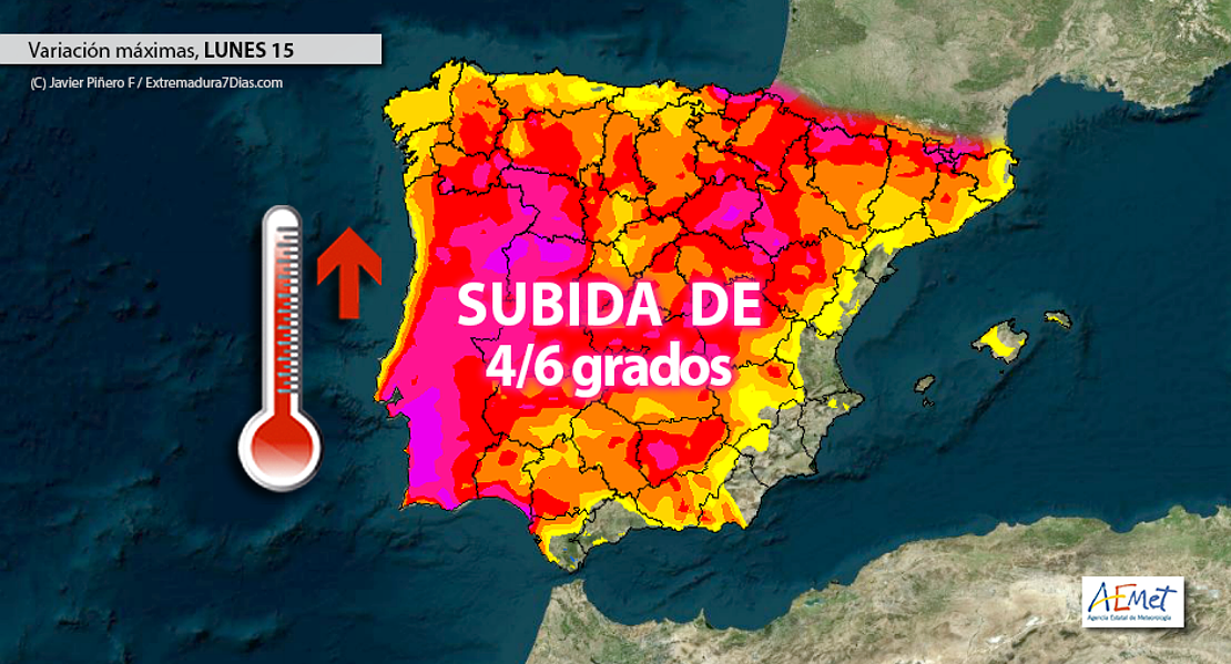 Importante subida de temperaturas en este inicio de semana, ¿hasta cuándo este calor ...
