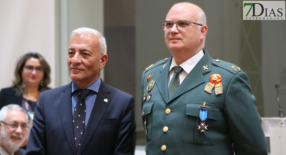 El capitán de Tráfico y un Cabo 1º de la Guardia Civil medalla al ...